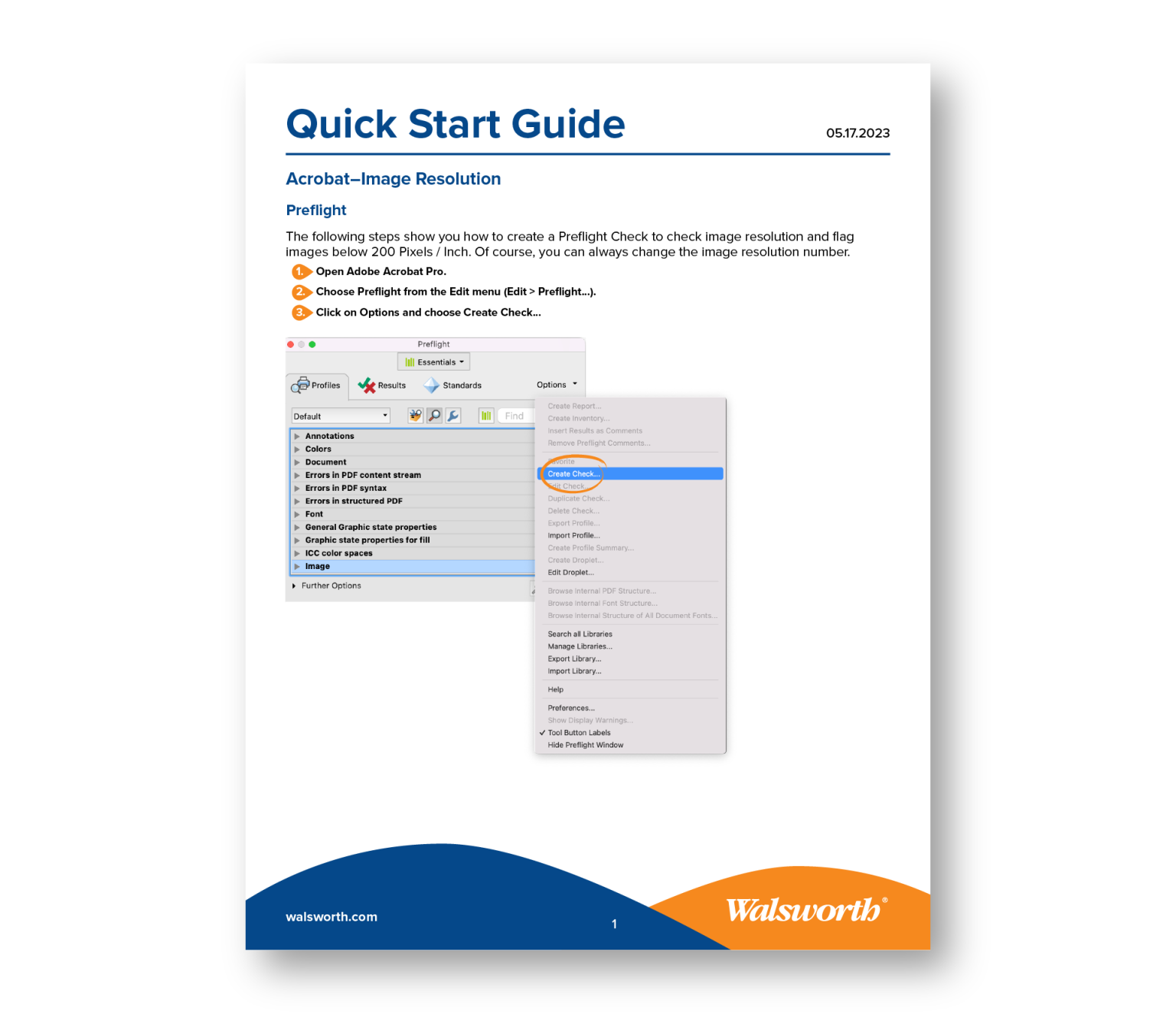 Quick Start Guides | Walsworth