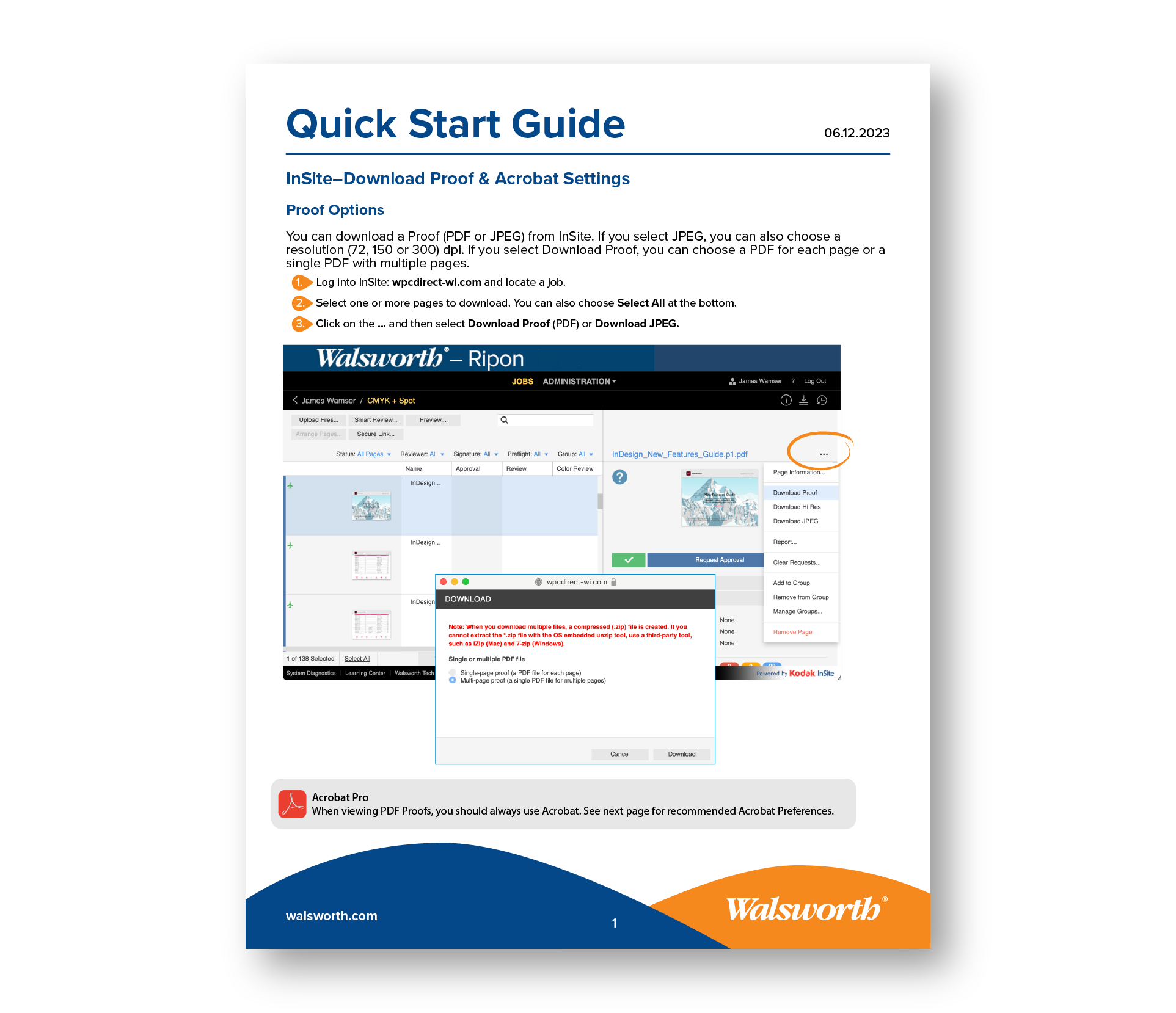 Quick Start Guides | Walsworth