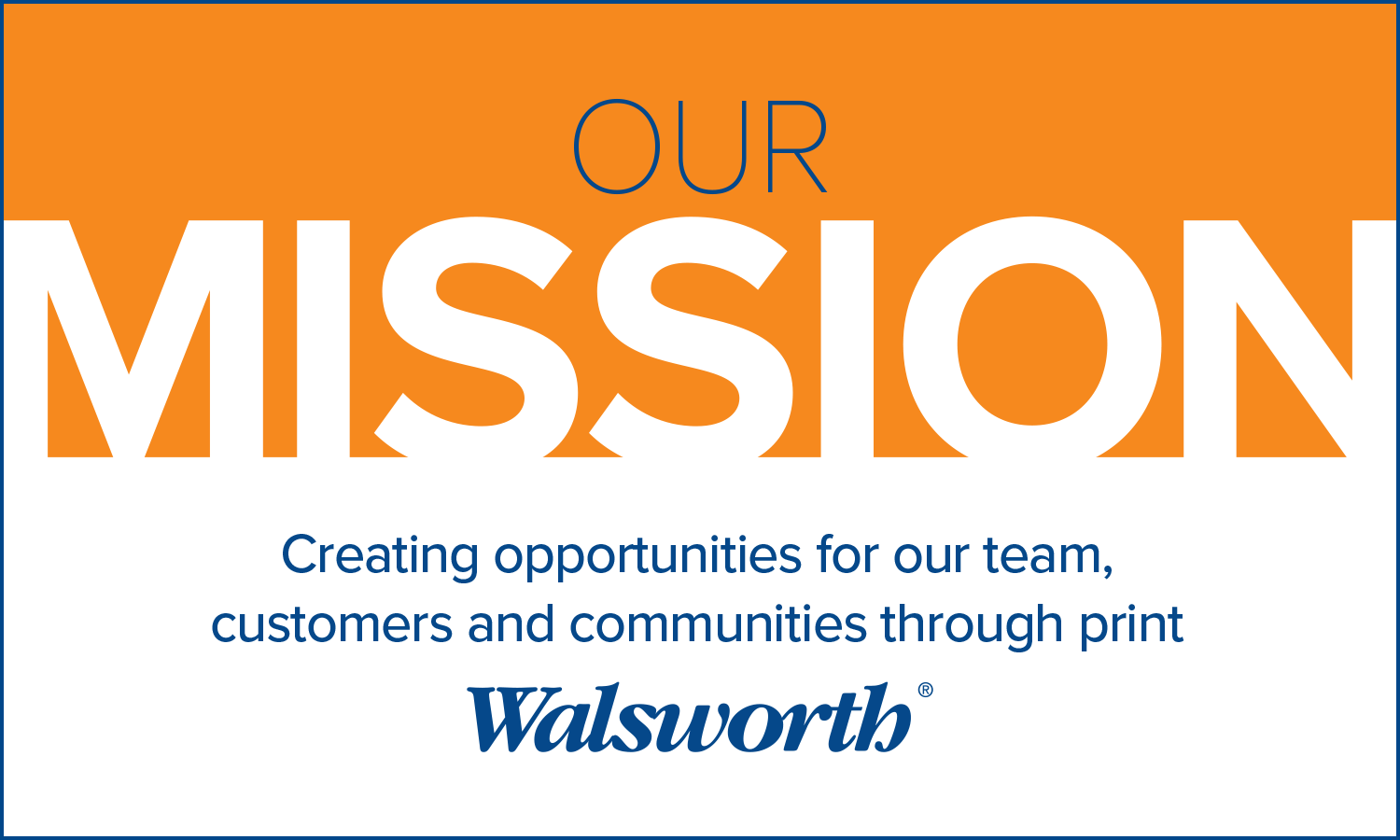 Our Commitments | Walsworth
